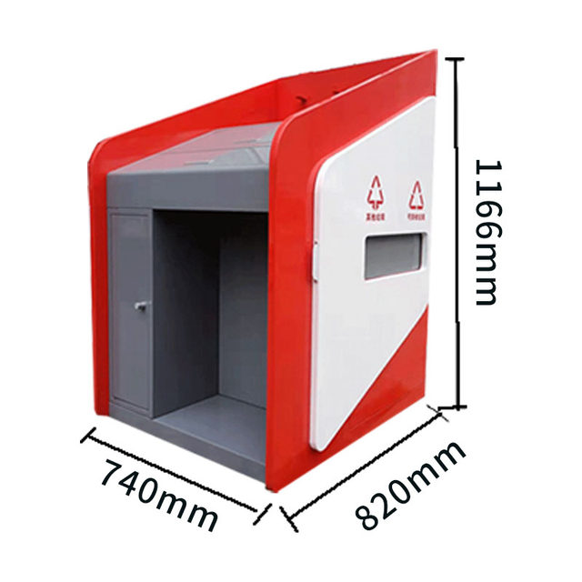 Gas station trash can be placed in fire extinguisher box petrochemical ...