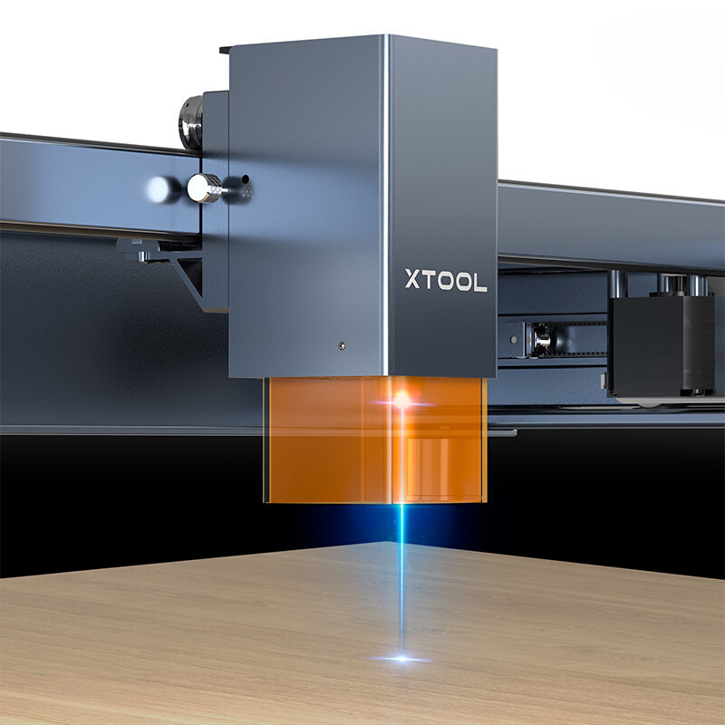 xTool D1 Pro激光雕刻机20/40W激光头套件木板亚克力布料切割_虎窝淘