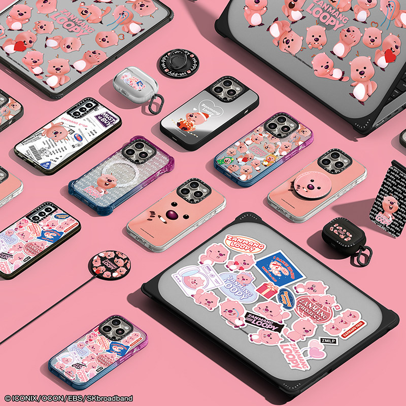 Zanmang Loopy x CASETiFY联名 Loopy 2D 贴纸适用于华为Mate60pro/iPhone15/14/13/Pro ...
