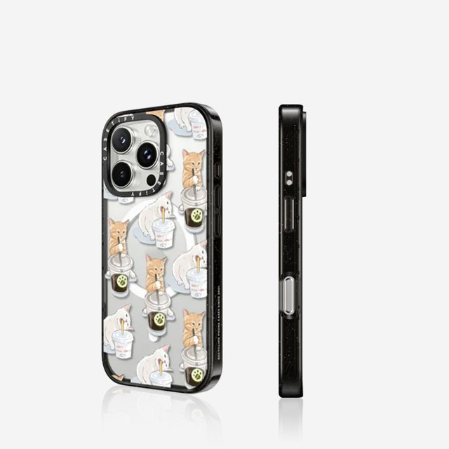 CASETiFY Coffee and Cat Suitable for Huawei Mate60pro/iPhone16ProMax ...