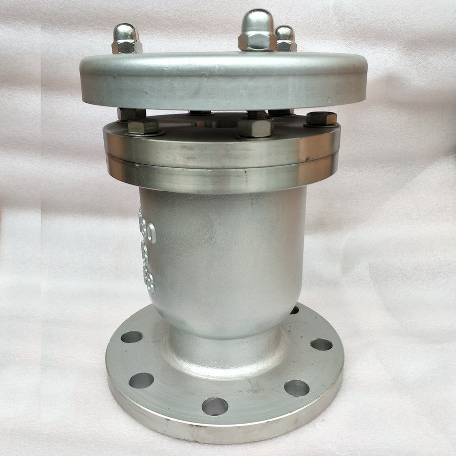 英科牌 P41X不锈钢自动进排气阀复合式管道法兰快速排气阀_虎窝淘