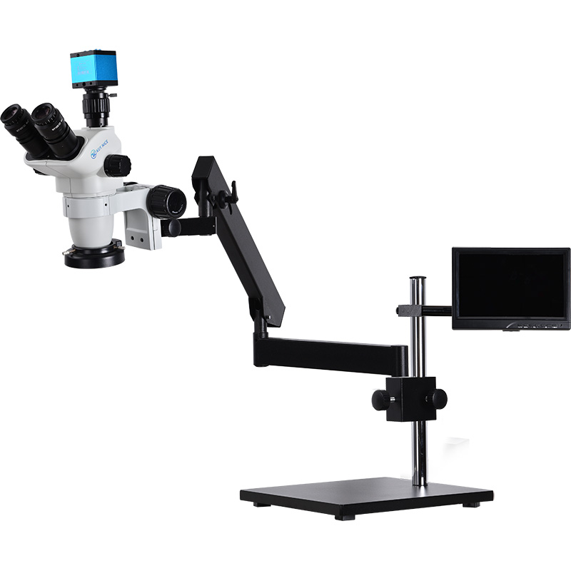 朗齐手术练习显微镜眼科血管吻合神经外科骨连续变焦微雕摇臂万向支架_虎窝淘