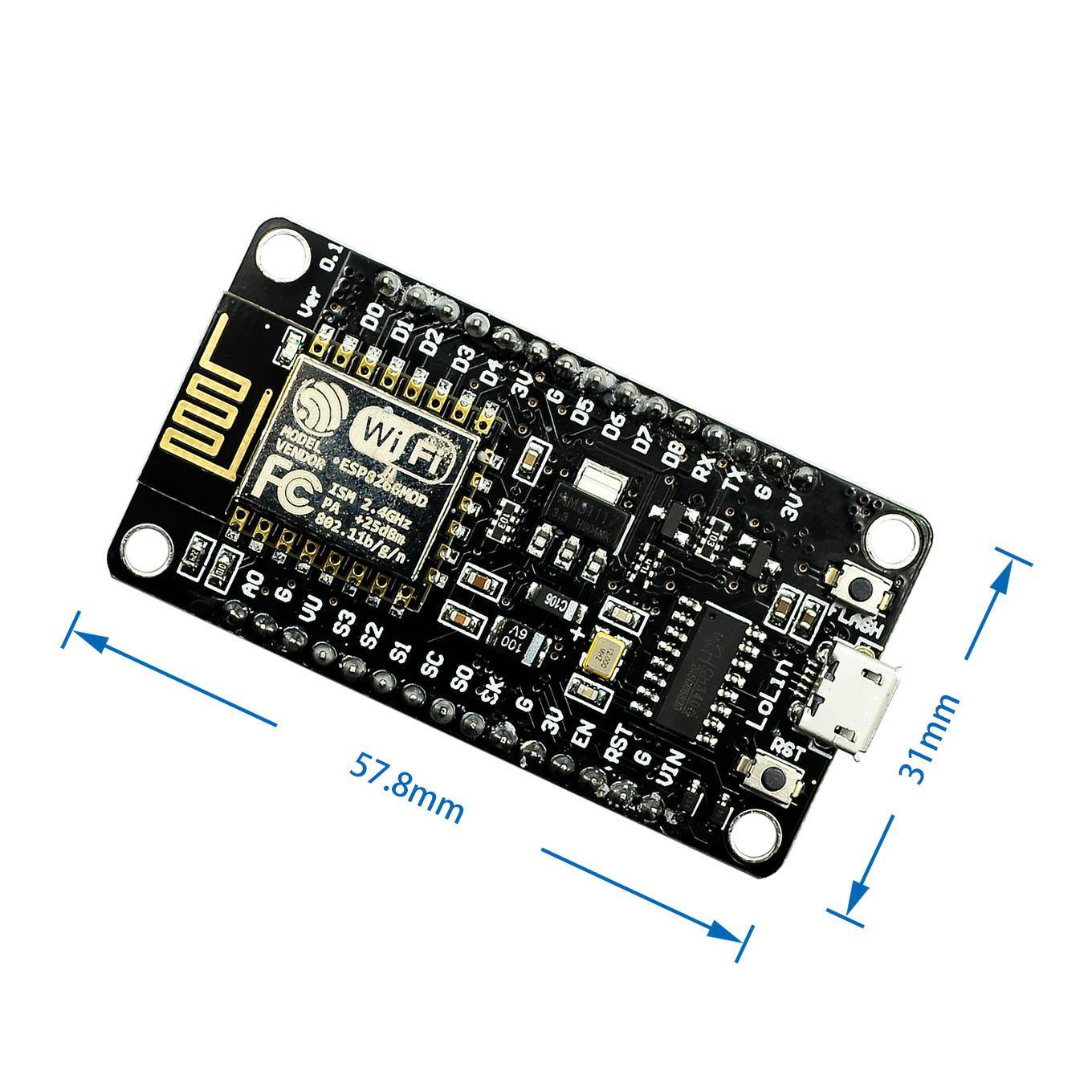 Node MCU Development Kit V3 CH340 NodeMCU+ Motor Shield Wif_虎窝淘