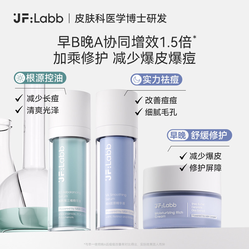 JFLABB肌肤之研控油抗老抗糖紧致缩小毛孔液态精华