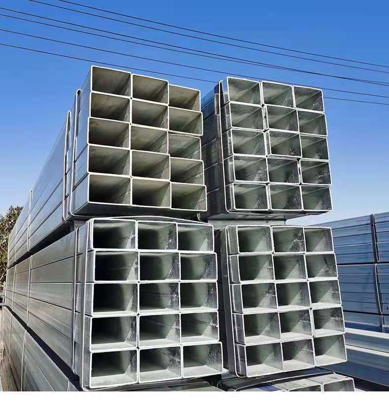 友发热镀锌方管50*50镀锌矩形管Q235B钢结构幕墙用钢材可定制加工_虎窝淘