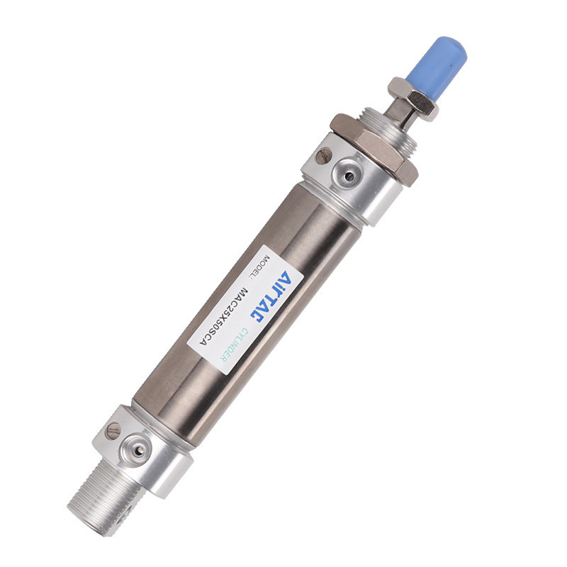 亚德客型MA不锈钢迷你气缸MAJ/MAC/MA20*25/100/200-50-S可调气动_虎窝淘