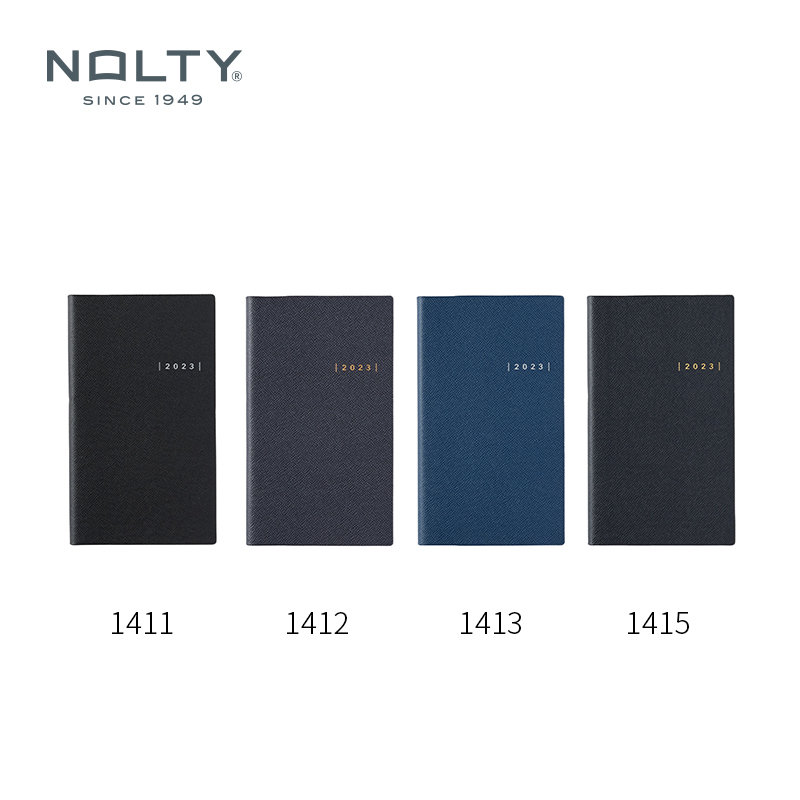 NOLTY Wide能率手帐1411 1412 1413 1415黑周一日历左页2023新品pal手账本计划记录笔记本本子日程本_虎窝淘