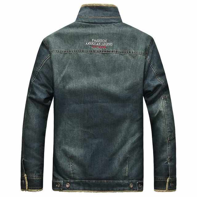 Brand Denim Jacket Men Winter Windbreaker Warm Mens Jackets