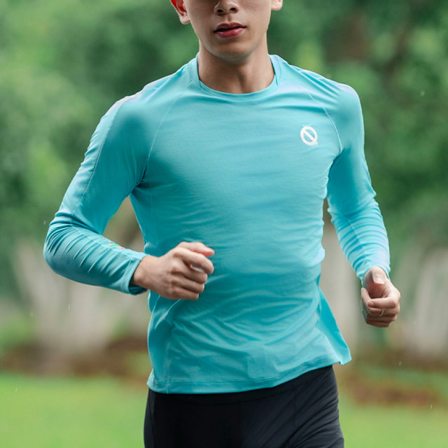 Light skills marathon sports running long sleeve T-shirt breathing ...