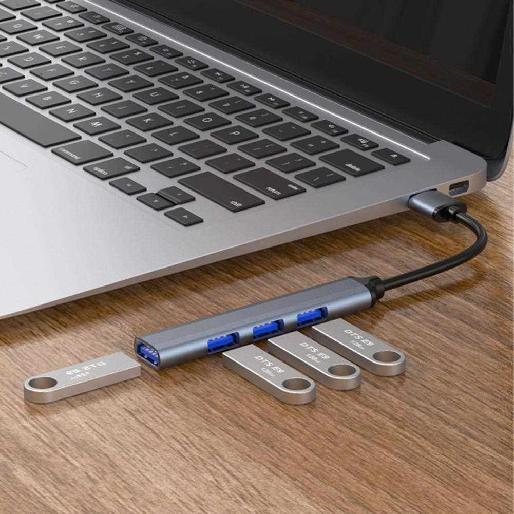 Widely Compatibility Safe Portable Type-c USB Hub Extender f_虎窝淘