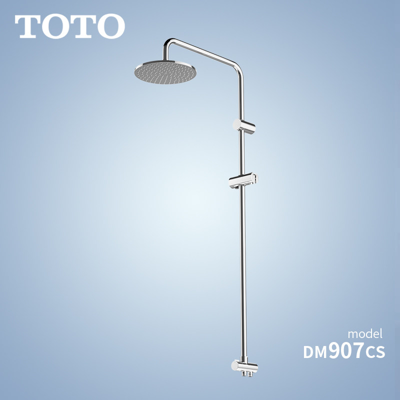 TOTO普通淋浴柱套装DM907CS手持花洒升降调节顶喷冷热龙头(05-J)_虎窝淘