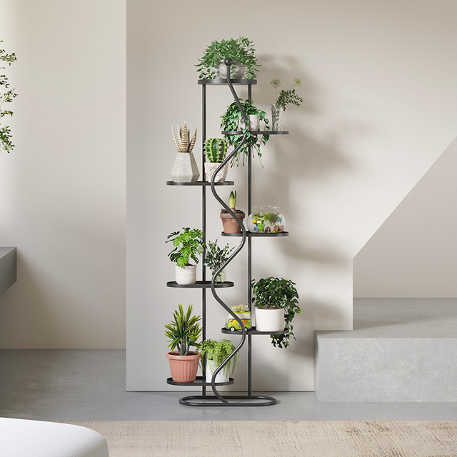 Gude furniture succulent plant rack wrought iron balcony flower rack ...