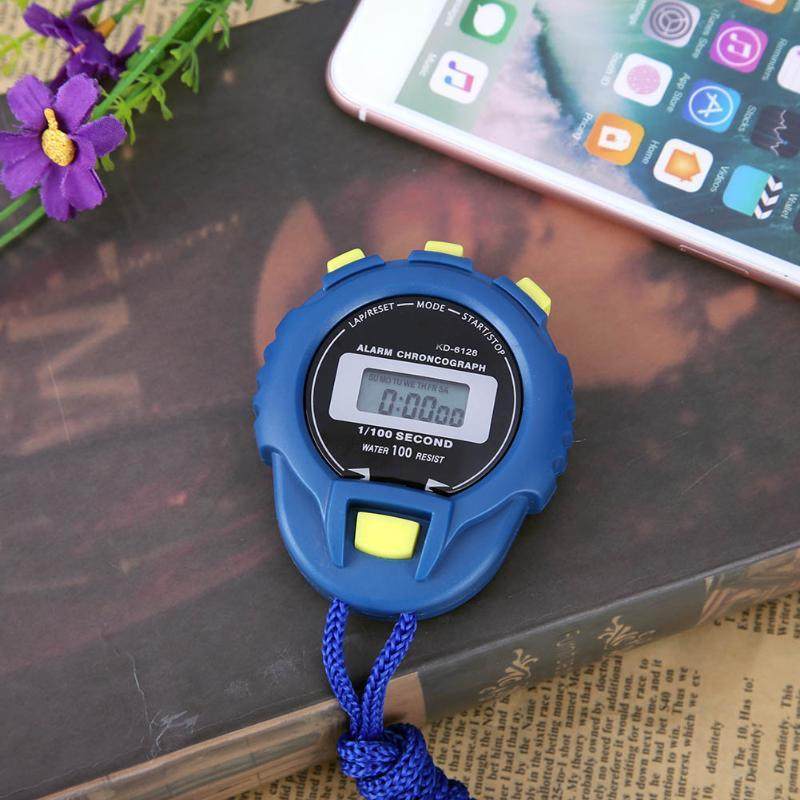 LCD Chronograph Timer Stopwatch Sport Counter Odometer Watch_虎窝淘