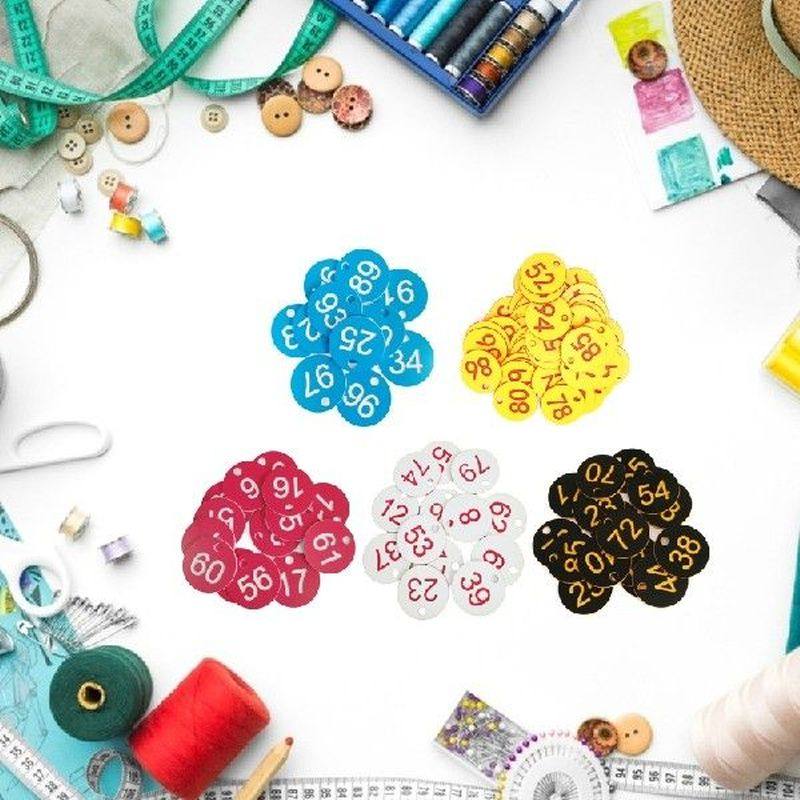 100PCS Labeling Number Tags Numbered Tag Single Side_虎窝淘