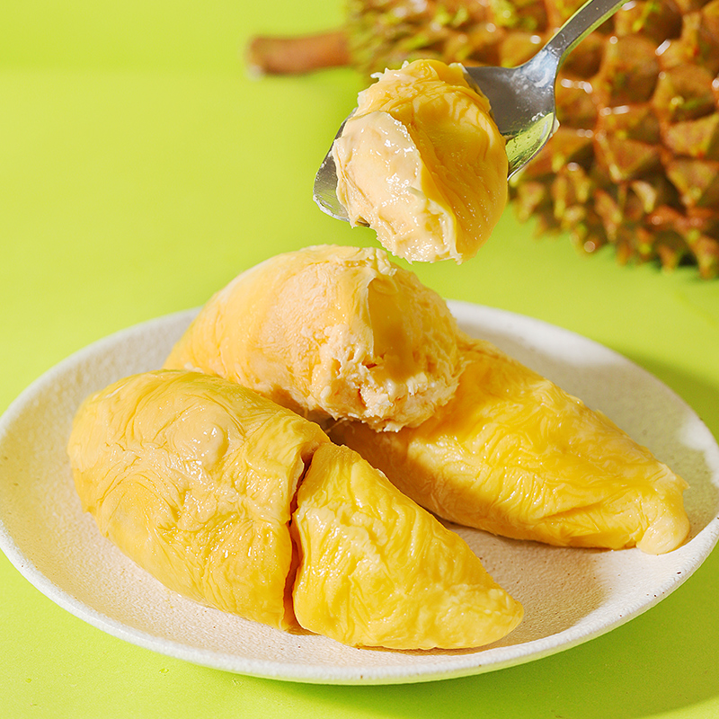 王上榴马来西亚进口猫山王D197榴莲果肉2kg高品质烘焙原料包邮_虎窝淘