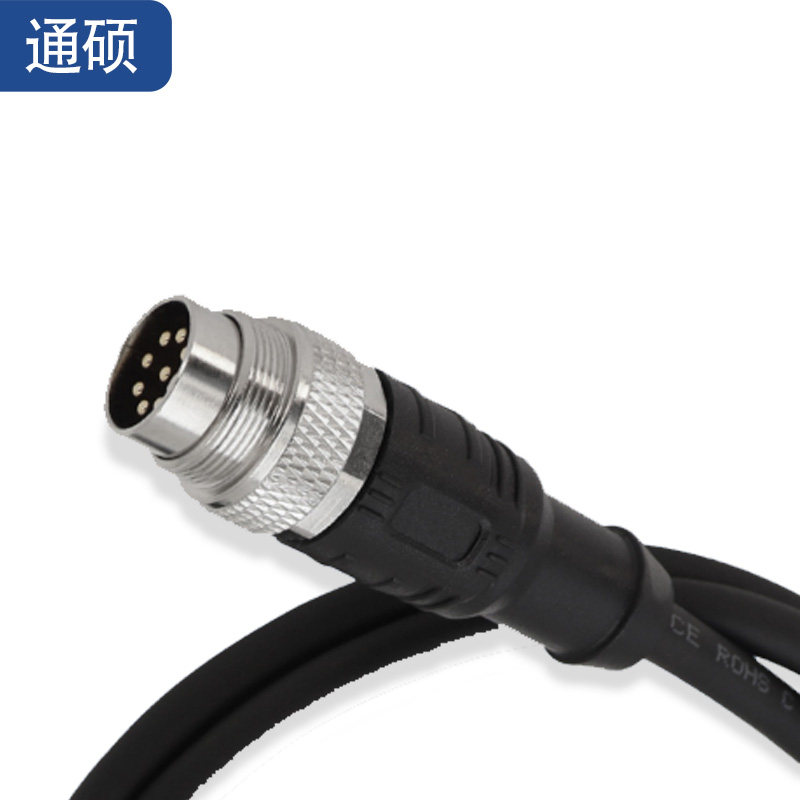 m16航空插头带线防水连接器带屏蔽2345678芯12 14 16芯插座连接线_虎窝淘