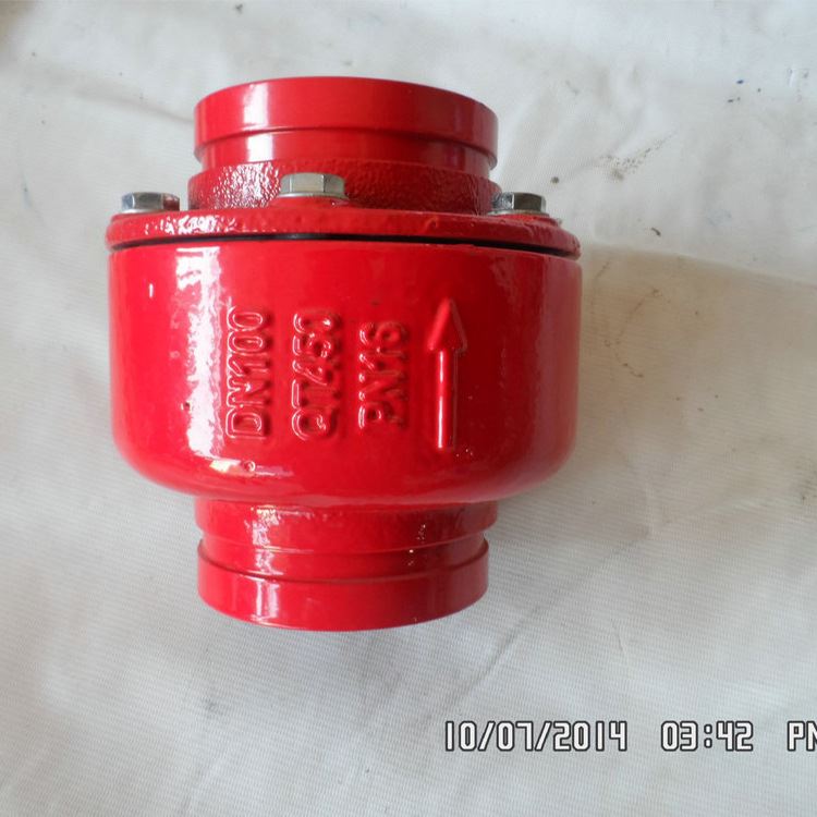 沪天阀门沟槽消声止回阀H81X卡套式止回阀DN80卫生级止回阀_虎窝淘