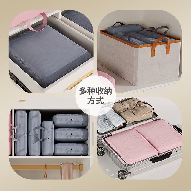 Bedroom home dust-proof down jacket storage bag travel portable ...