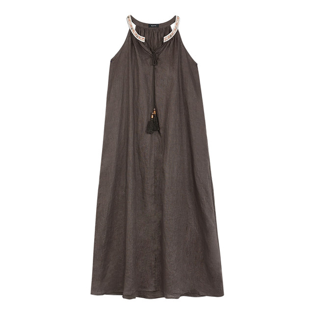 Maven Lin Minimalist Sleeveless Neck Line Dress Women's Old Monkey ...