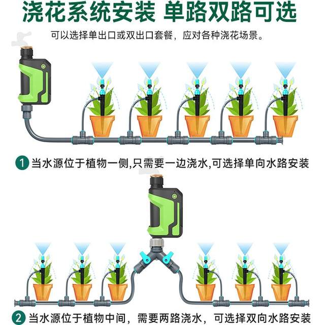 WiFi mobile phone remote automatic flower watering controller ...