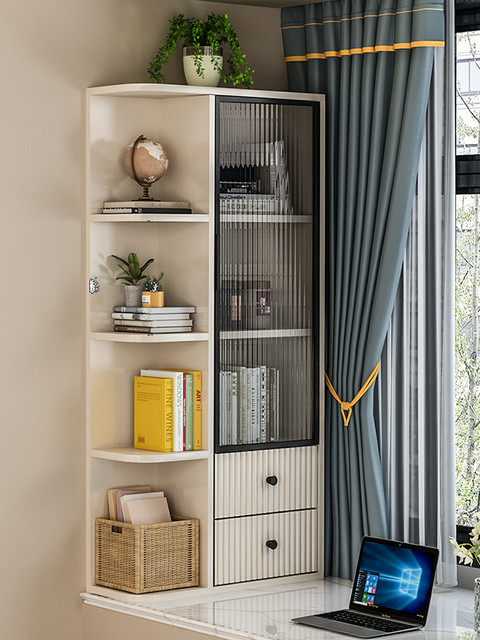 Bay window cabinet modern minimalist bay window storage cabinet ...