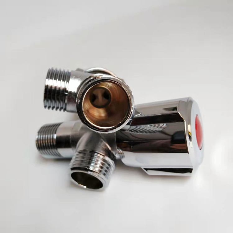 埃美柯 JF32全铜三角阀加长加厚直角阀冷热通用水开关龙头4分DN15_虎窝淘