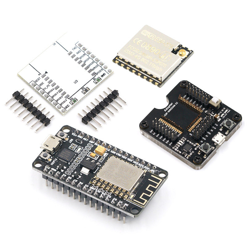 ESP8266-01 01S WIFI模块无线收发串口远距离物联网开发板12F 12E_虎窝淘