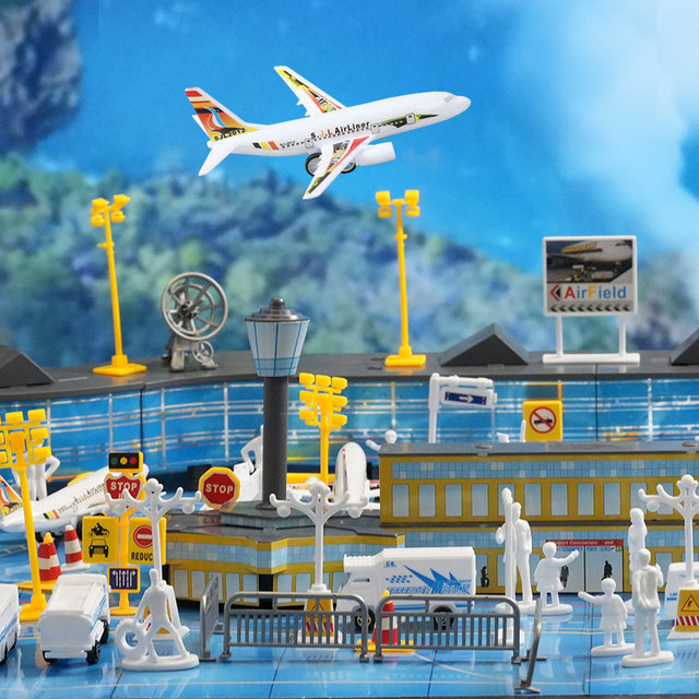 JEU Old Yi Toy Aircraft Model Simulation International Airport ...