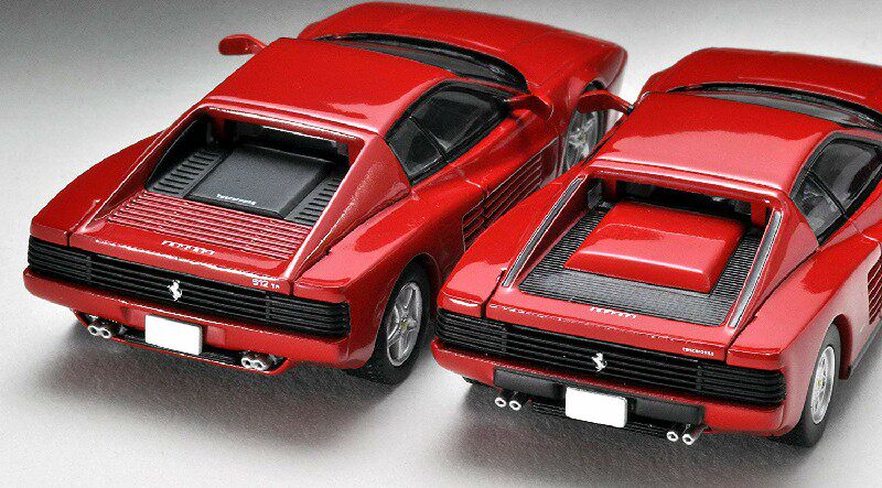 Tomytec收藏限定仿真合金车模型TLV-NEO法拉利512TR Testarossa_虎窝淘