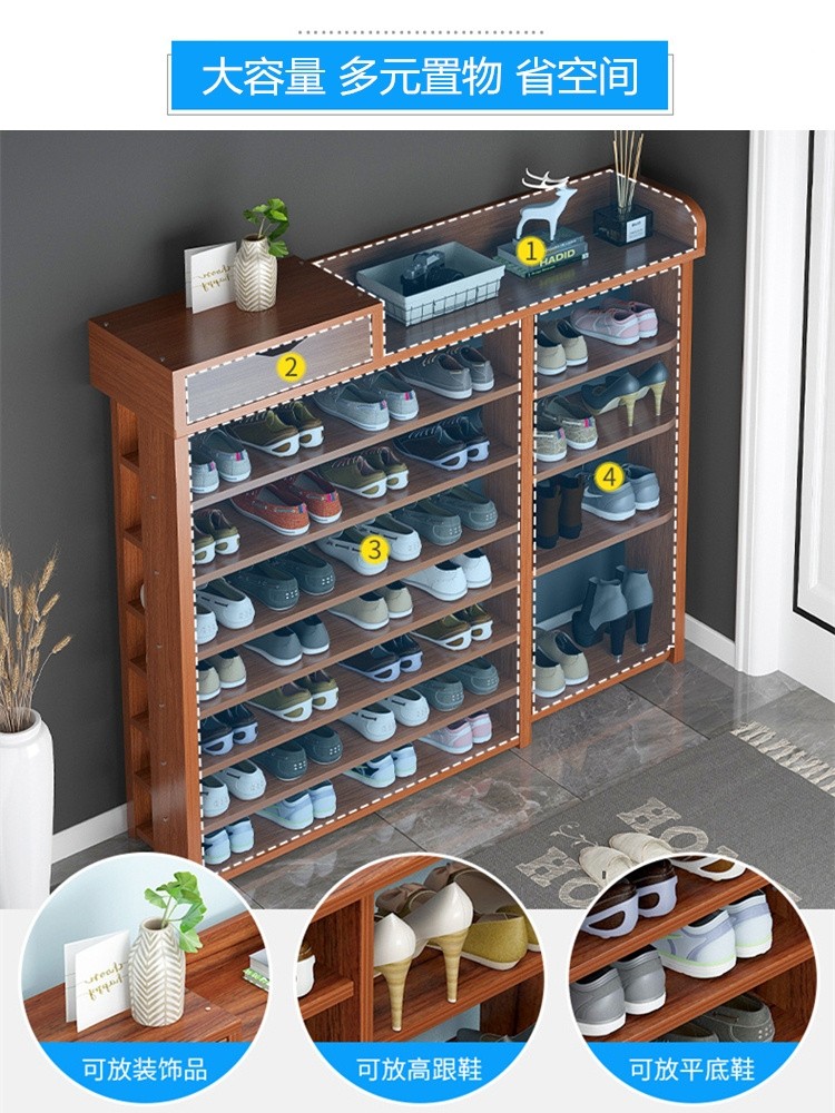 鞋架家用门口网红简易室内宿舍小型好看鞋柜新款2021爆款鞋架子_虎窝淘