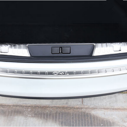 专用于雪铁龙C4L后护板13-19款新C4L改装后门槛装饰亮条后杠饰条_虎窝淘