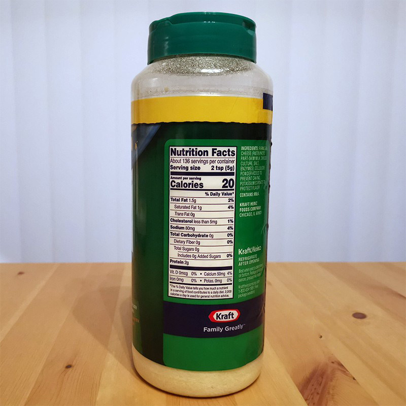 美国代购Kraft卡夫帕尔马干奶酪粉680g干酪芝士粉Parmesan Cheese_虎窝淘