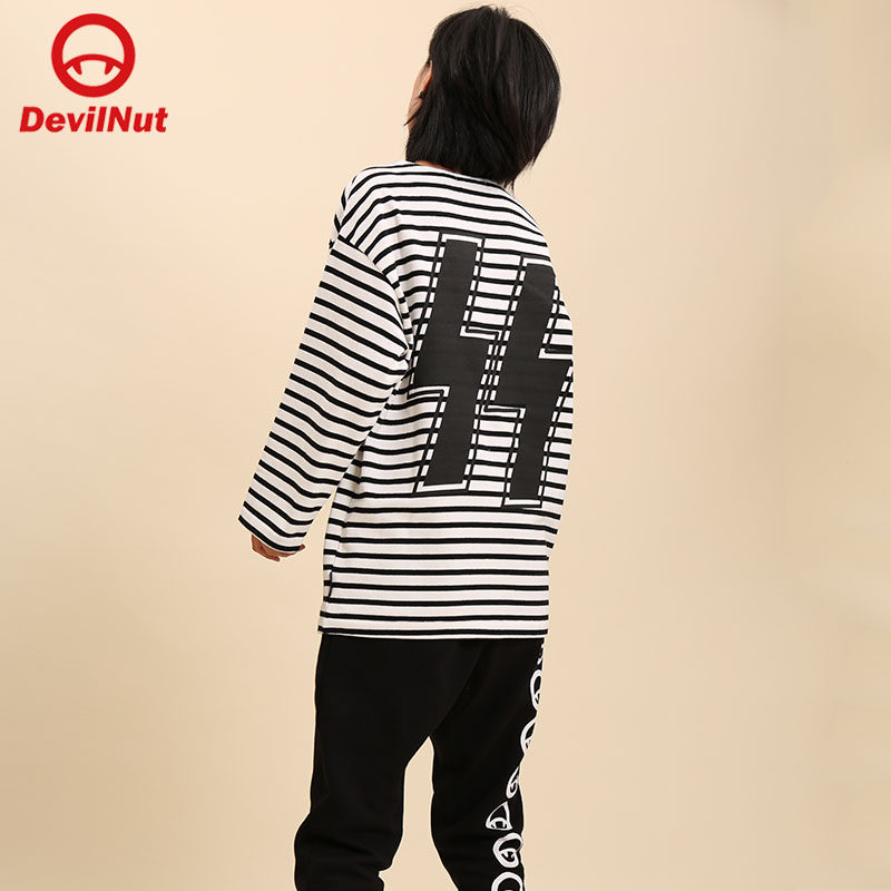 DEVIL NUT潮牌恶魔男女同款休闲圆领卫衣-BIB AET_虎窝淘