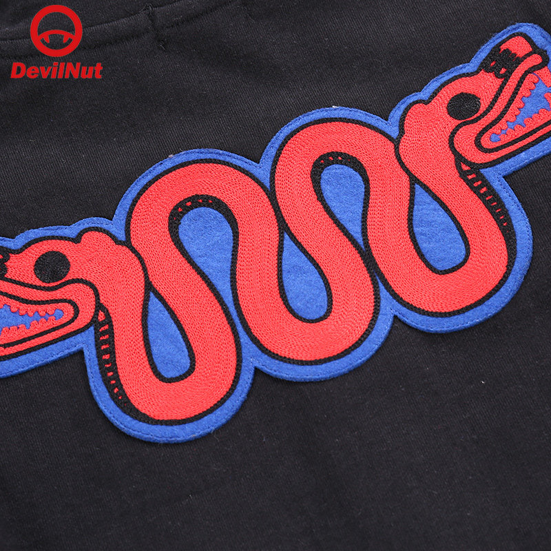 DEVIL NUT潮牌恶魔男式贴袋拉链帽卫衣流感外套-BH ASV_虎窝淘