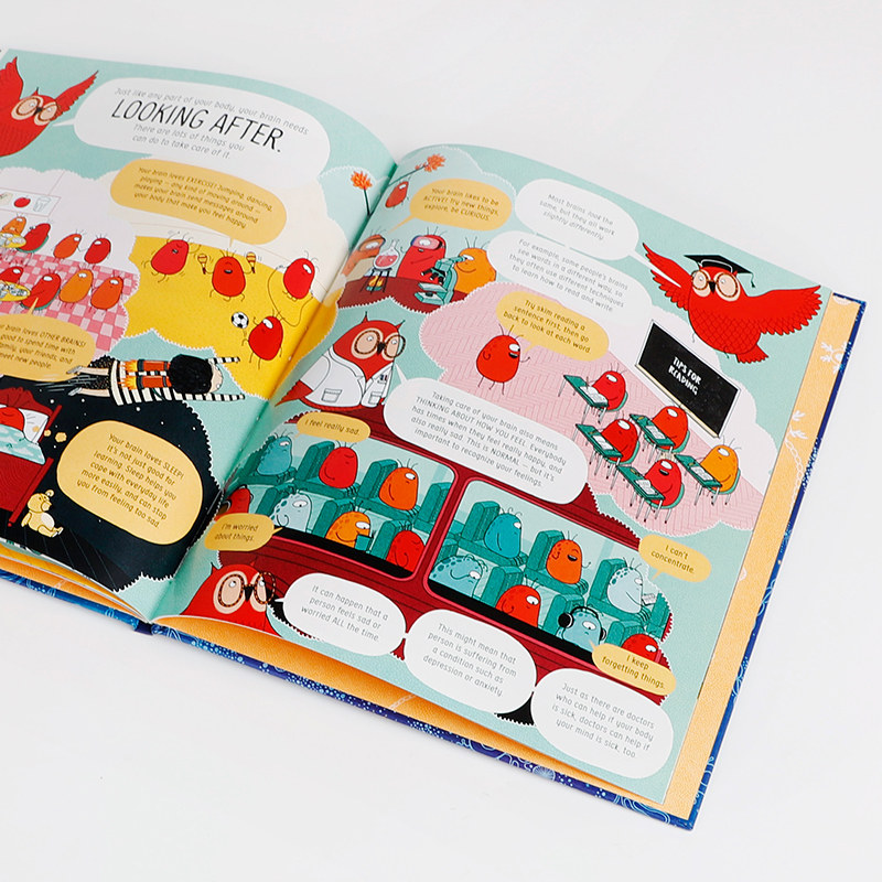英文原版The Usborne Book of the Brain and How It Works关于大脑是如何工作的Usborne尤斯伯恩 ...