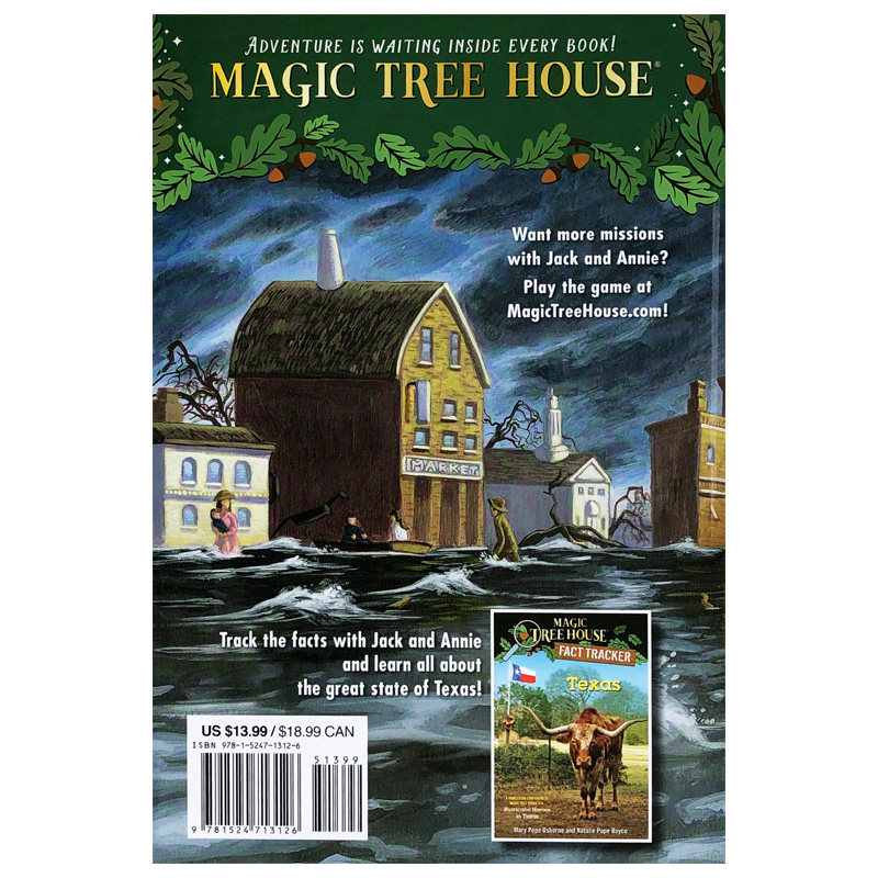 英文原版The Magic Tree House神奇树屋30 Hurricane Heroes In Texas美国中小学生推荐课外读物儿童 ...