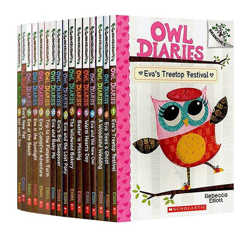猫头鹰日记Owl Diaries【18册】英文原版Scholastic Branches学乐大树系列儿童桥梁章节书英语课外阅读提升读物书籍童书 ...