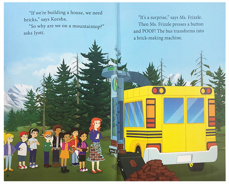 学乐进口英文原版绘本 The Magic School Bus Rides Again Scholastic Reader Level 2神奇 ...