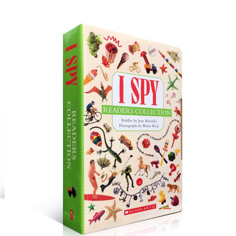 英文原版 I Spy Reader Collection视觉大发现13册礼盒单字词汇学习图书 ispy奇妙益智书英语学习兴趣_虎窝淘