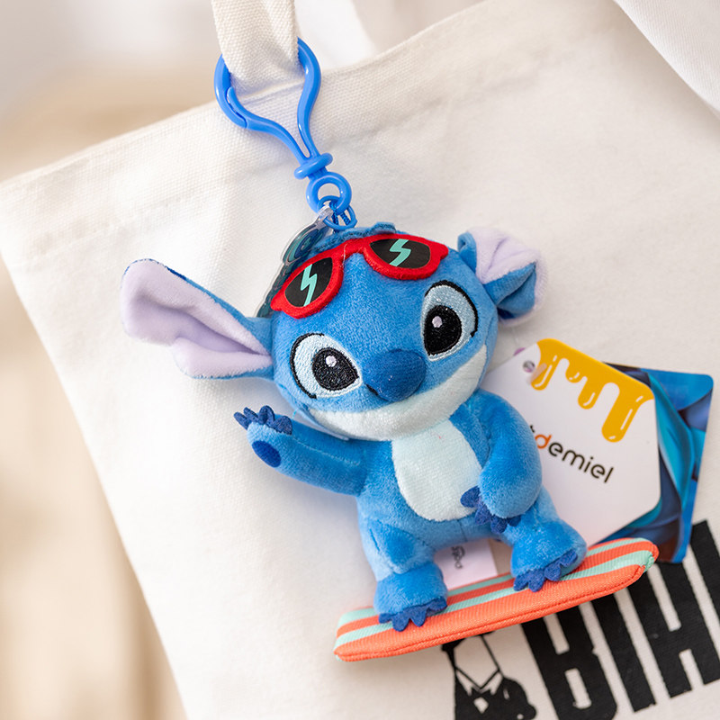 正版史迪奇挂件玩偶钥匙扣奇奇蒂蒂三眼仔公仔迪士尼毛绒可爱玩具_虎窝淘