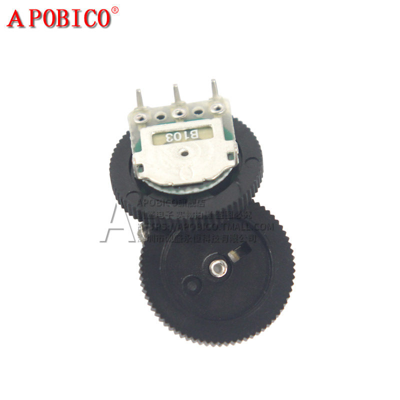 拨盘齿轮电位器单联B103 B104 B503 B501 1K 10K 20K 50K_虎窝淘