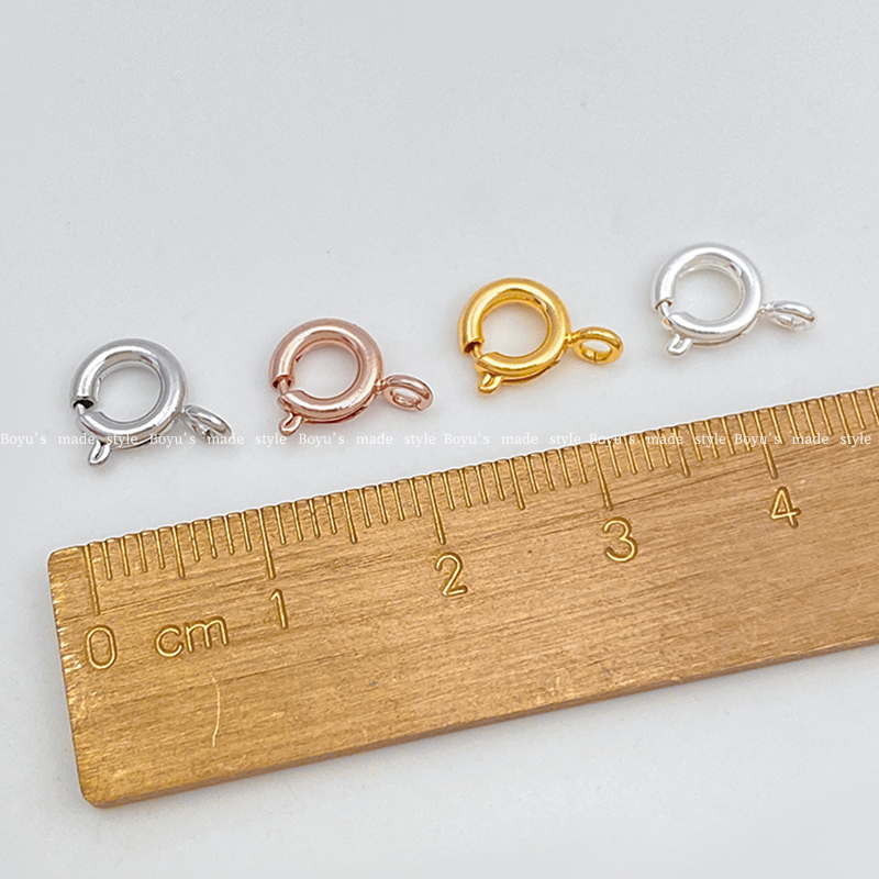 14K包金18K金扣头弹簧扣保色项链手链龙虾扣diy饰品配件手工材料_虎窝淘