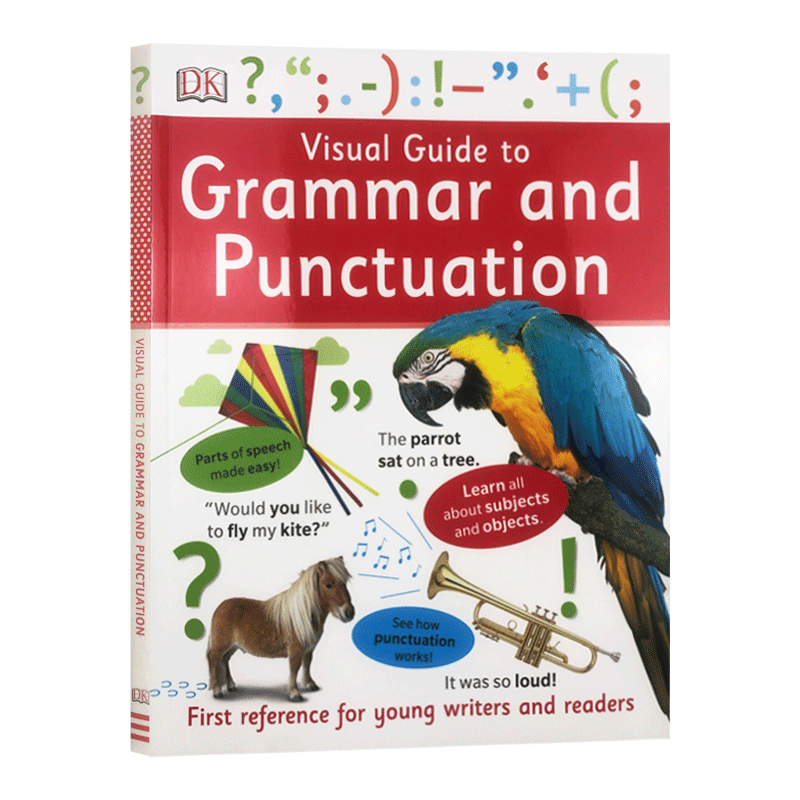 Visual Guide to Grammar and Punctuation英文原版 DK语法和标点运用图解图释指南英文版原版书籍儿童百科 ...
