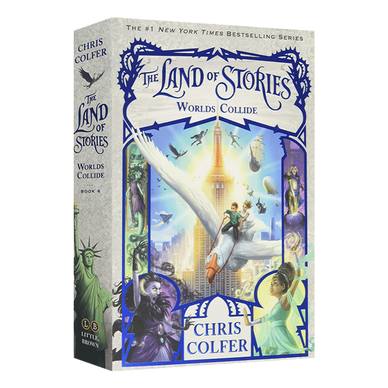 英文原版 The Land of Stories #6 Worlds Collide 异世界童话之旅6 英文版 进口英语原版书籍_虎窝淘