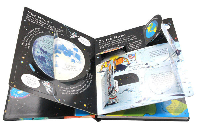 Usborne Look Inside Space英文原版绘本尤斯伯恩看里面系列揭秘太空英文版儿童英语科普读物精装纸板翻翻书进口书籍_虎窝淘