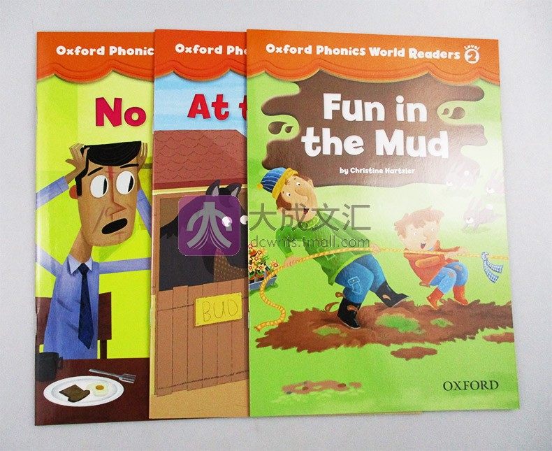 Oxford Phonics World Readers Level 2英文原版牛津自然拼读阅读绘本2级 3本套装自然拼读分级读物英文版英语 ...