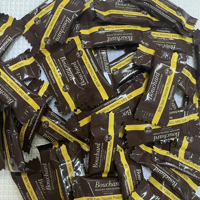 Bouchard dark chocolate (80%) 1 small bag of snacks, casual candy ...