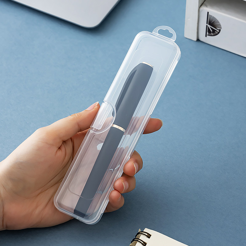 简约笔盒文具盒圆珠笔签字笔钢笔盒子考试便携外出商务铅笔盒笔袋_虎窝淘