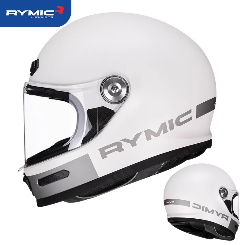 RYMIC睿觅V80复古摩托车头盔骑士机车哈雷全盔夏季四季男女安全帽_虎窝淘