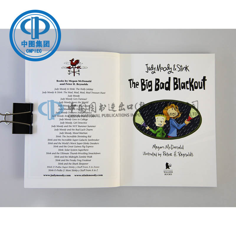 Judy Moody and Stink: The Big Bad Blackout稀奇古怪小朱迪和Stink：严重的大停电儿童青少年英语读物 ...